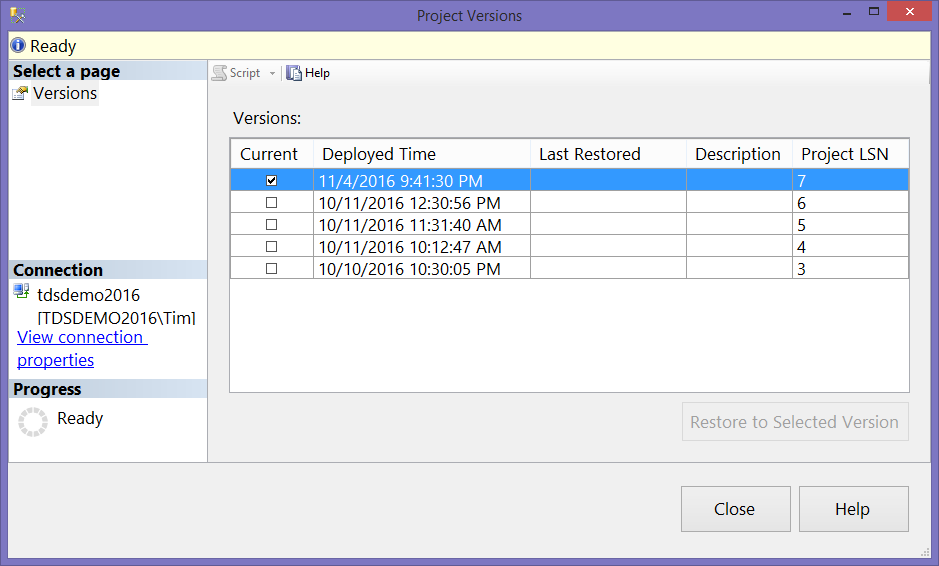 SSIS Catalog Project Versioning - Tim Mitchell