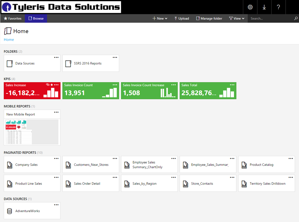 Report Portal In Ssrs 2016 Tim Mitchell